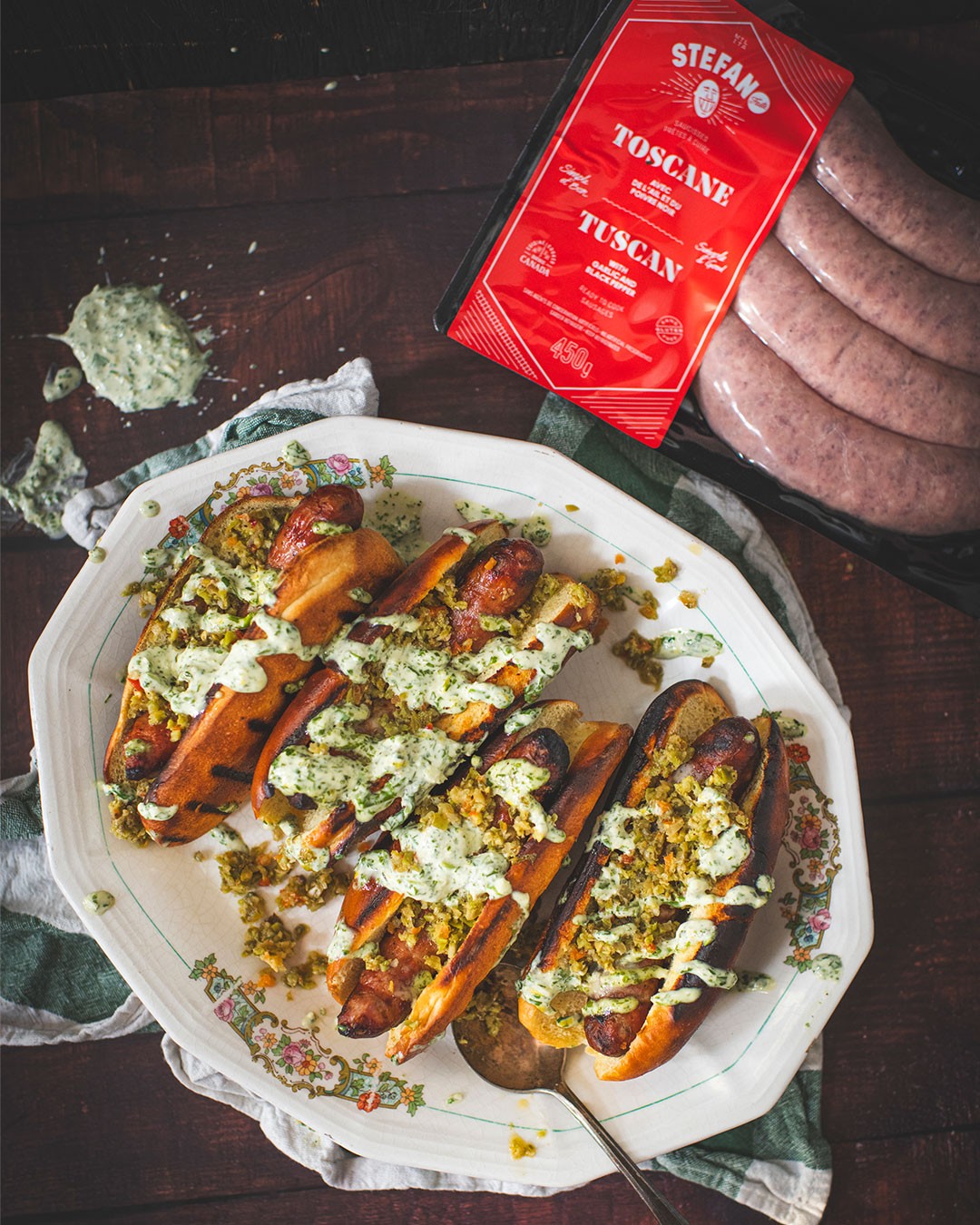 Tuscany Sausage Tuscan Sausage Selection, Three Flavours, Fennel,